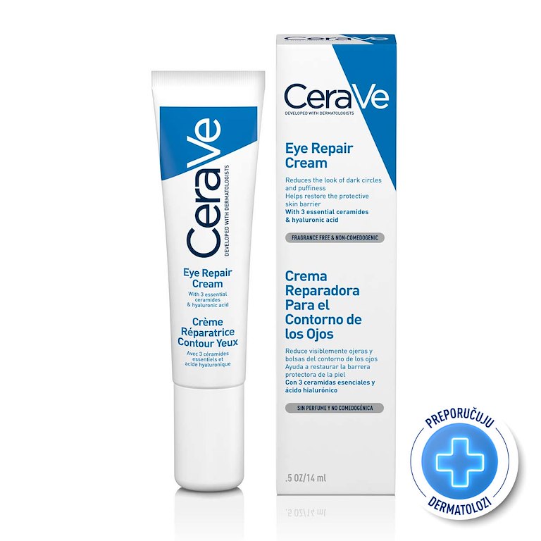 CeraVe Obnavljajuća krema za područje oko očiju, 14 ml