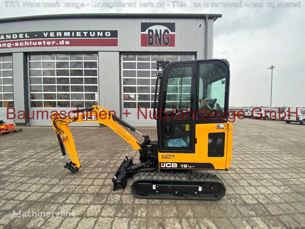 JCB 19C Kabine -werkneu- mini bager