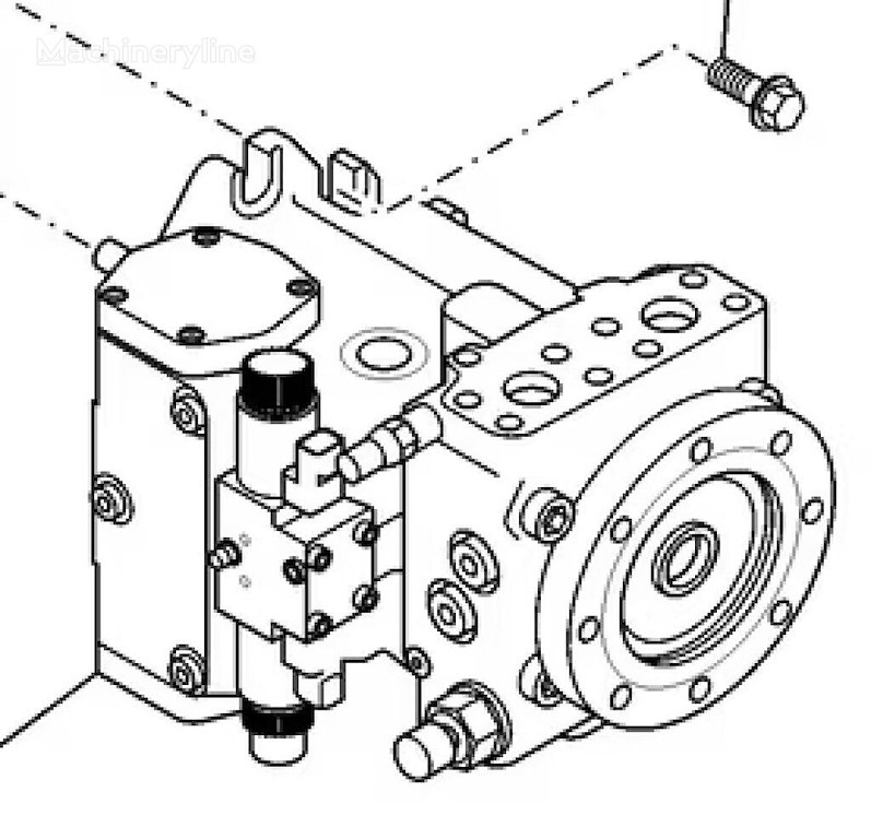 Case 47914347 hidraulična pumpa za Case DV210B DV210C DV210D DV209D valjka