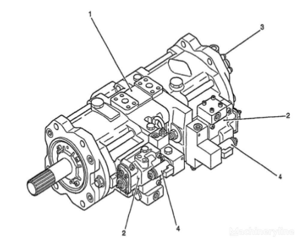 Kobelco 77262520 77262520 hidraulična pumpa za Kobelco SK450-6 SK480-6 SK480LC-6 SK480LC-6E bagera