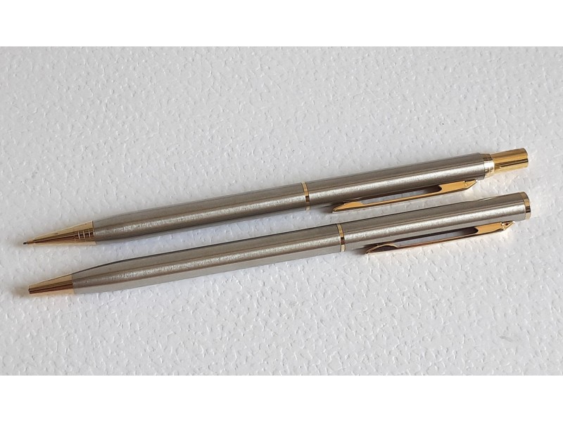 Vintage set hemijska i tehnička olovka