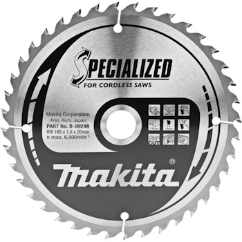 Makita list za testeru od tvrdog metala 165mm B-09248