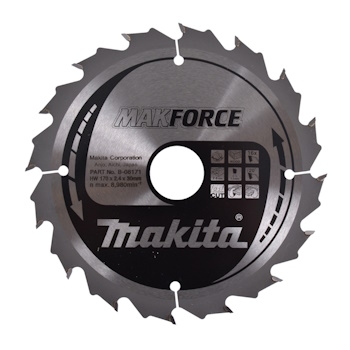 Makita list za testeru od tvrdog metala MForce 170mm B-08171