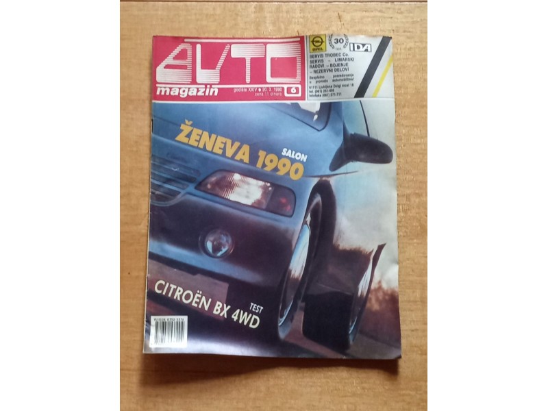 Auto Magazin - Broj 6 - 1990.g - Citroen BX 4WD -