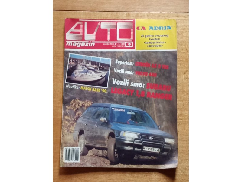 Auto Magazin - Broj 9 - 1990.g - Volvo 440 - Legacy 1,8