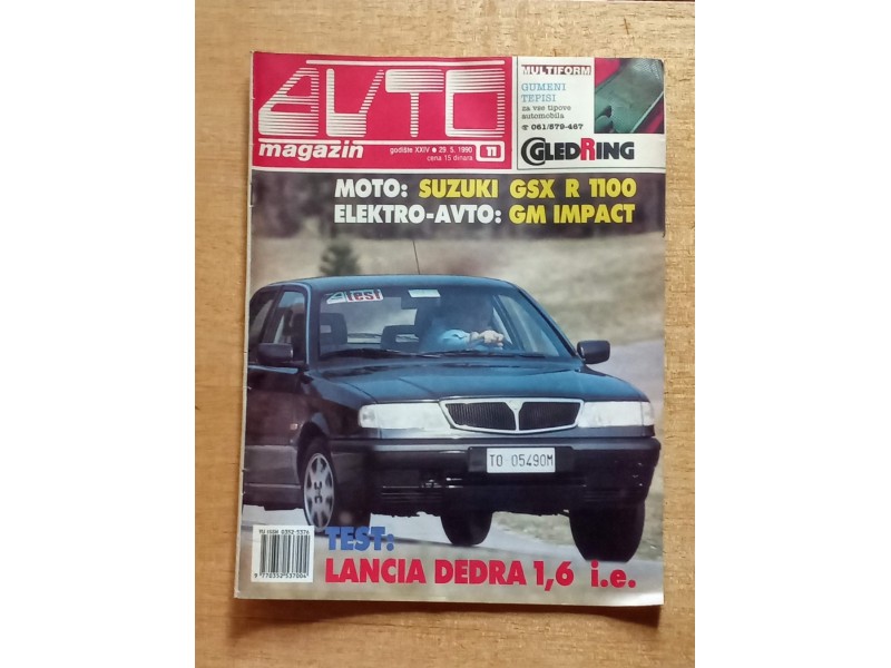 Auto Magazin - Broj 11 - 1990.g - Motor Suzuki GSX