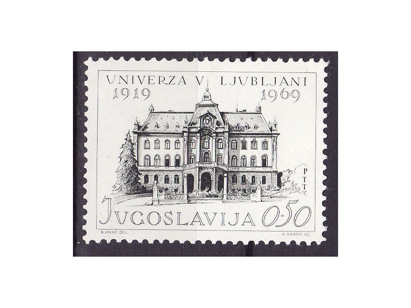 univerzitet u Ljubljani - 1969.