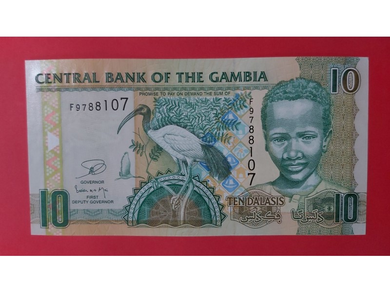 10 dalasis 2006 god Gambia UNC