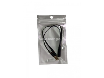 GEMBIRD CCA-418A ** Gembird 3.5mm Headphone Mic Audio Y Splitter Cable Female to 2x3.5mm Male ada...