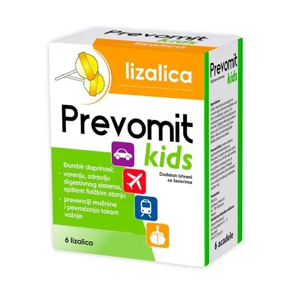 Prevomit kids lizalice protiv mučnine 6 komada