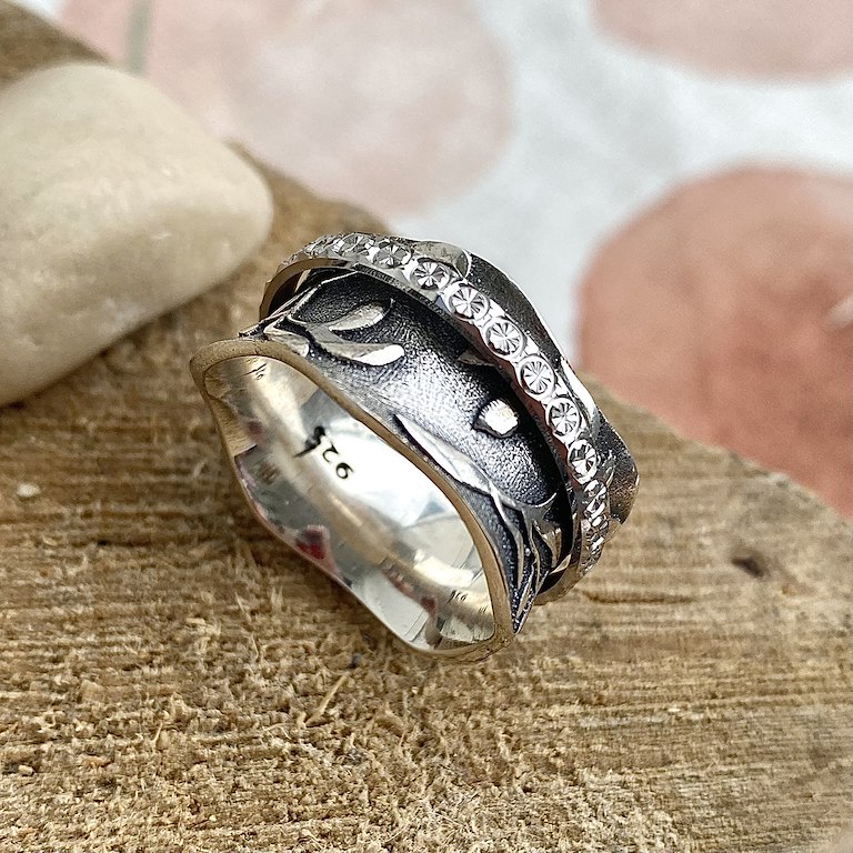 Srebrni prsten „Aura“ P353