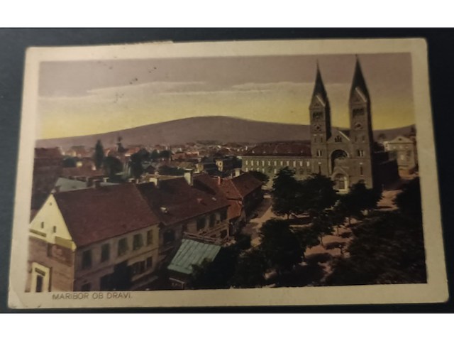 Razglednica...Maribor ob Dravi...1924