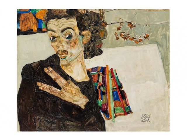 Egon Schiele REPRODUKCIJA (FORMAT A3)