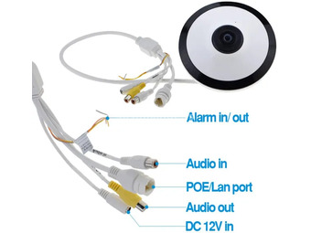 Dahua Kamera IPC-EW5541-AS, Panorama, IP, IC LED-10M, 5MP, sa mikrofonom, SD CARD, Heat Map funkcija