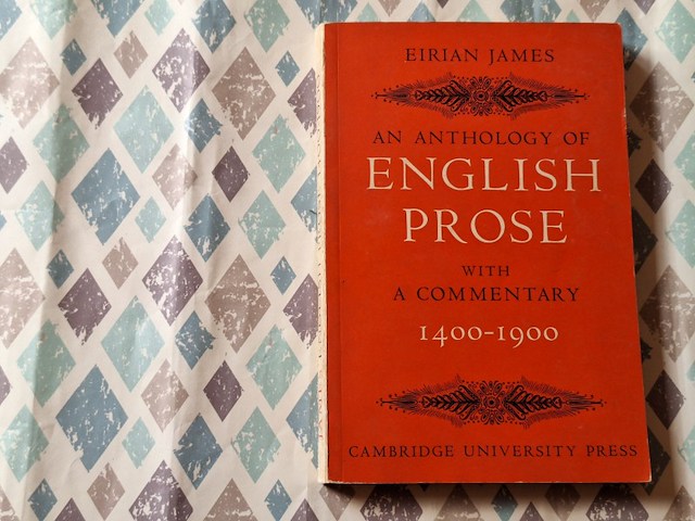ENGLISH PROSE WITH COMMENTARY EIRIAN JAMES