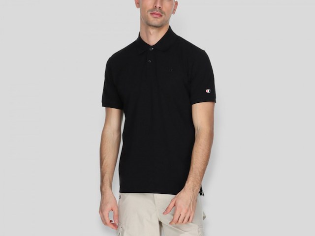 Champion Easy Polo muška majica - crna SPORTLINE