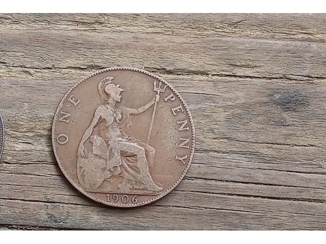 GREAT BRITAIN 1 PENNY 1906