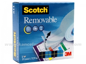 3M SCOTCH 811 Removable selotejp 19x33