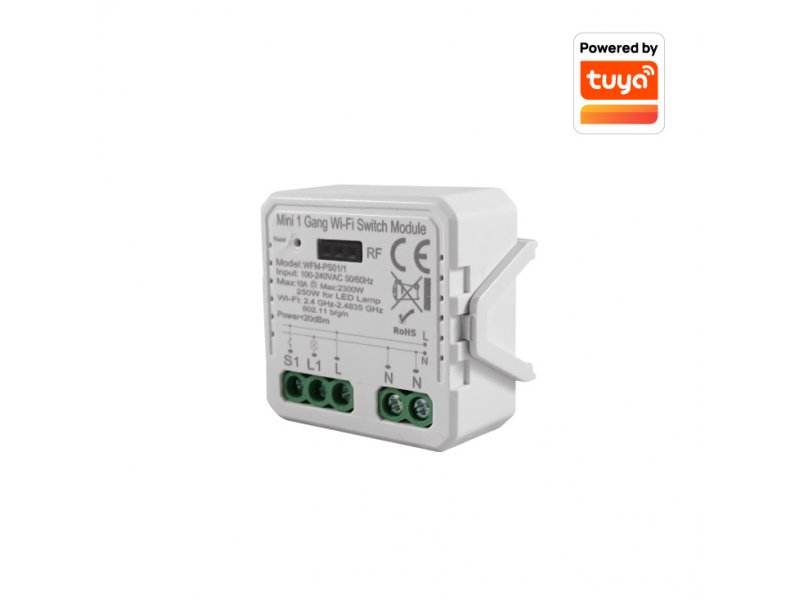 ELEMENTA WI-FI SMART PREKIDAČ-MODUL, 1X10A WFM-PS01/1