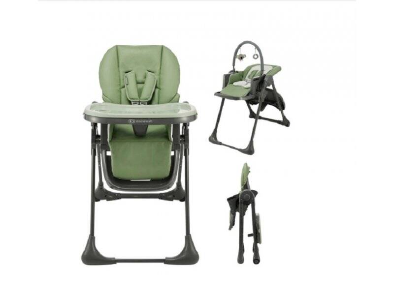 KINDERKRAFT STOLICA ZA HRANJENJE TUMMIE GREEN