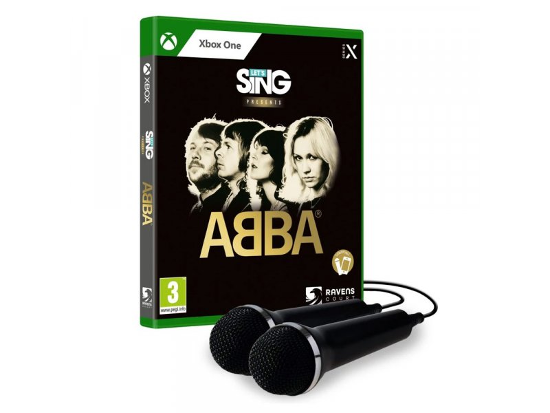 RAVENSCOURT XBOXONE/XSX LET’S SING: ABBA – DOUBLE MIC BUNDLE