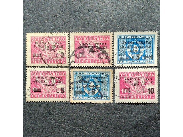 1947 - Redovne marke (pom. izdanje)