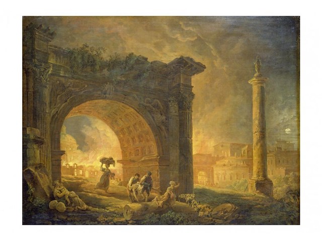 Hubert Robert REPRODUKCIJA (FORMAT A3)