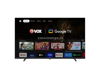 SMART LED TV 43 VOX 43GOF080B 1920x1080/Full HD/DVB-T2/C/S2/Google