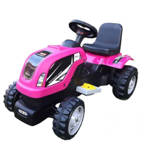Traktor na akumulator MMX roze