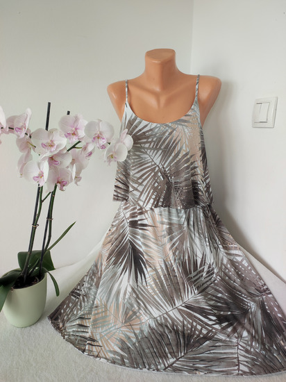 H&M haljina tropski print vel M