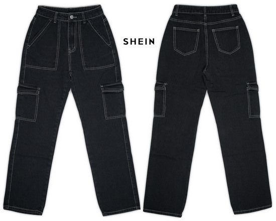 SHEIN kargo farmerke (XXS)