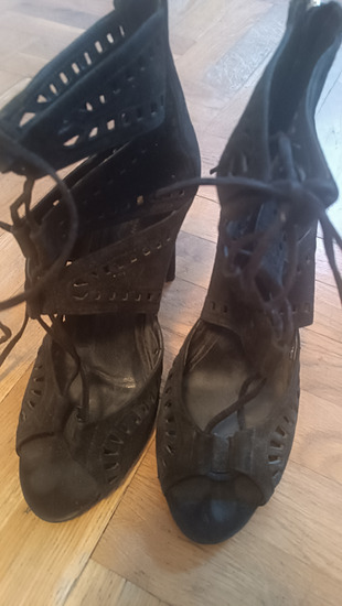 Zara sandale crne