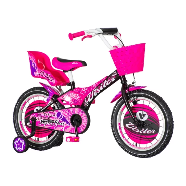VISITOR Dečiji bicikl Super Star STA160 16″ Ljubičasti