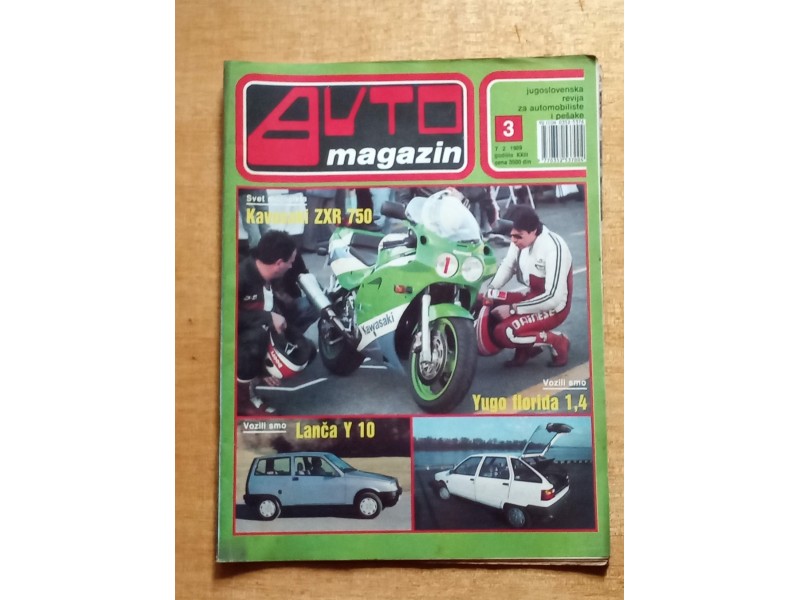 Auto Magazin - Broj 3 - 1989.g - Yugo Florida 1,4