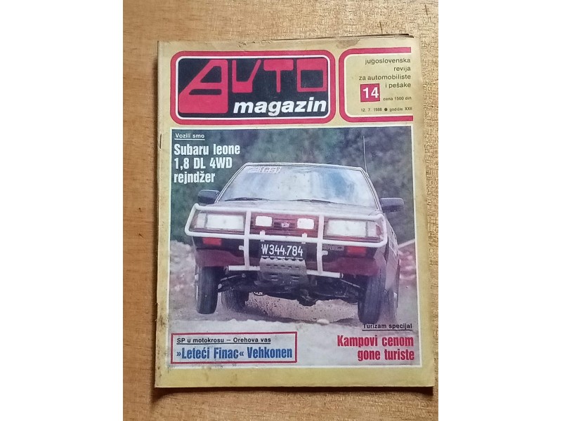 Auto Magazin - Broj 14 - 1988.g - Subaru Leone