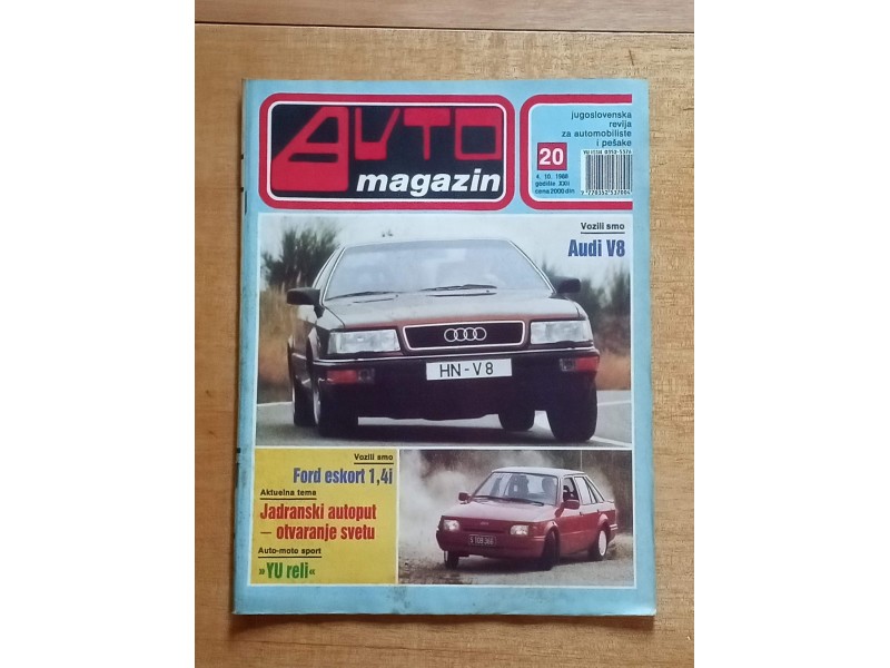 Auto Magazin - Broj 20 - 1988.g - YU Reli - Ford Eskort