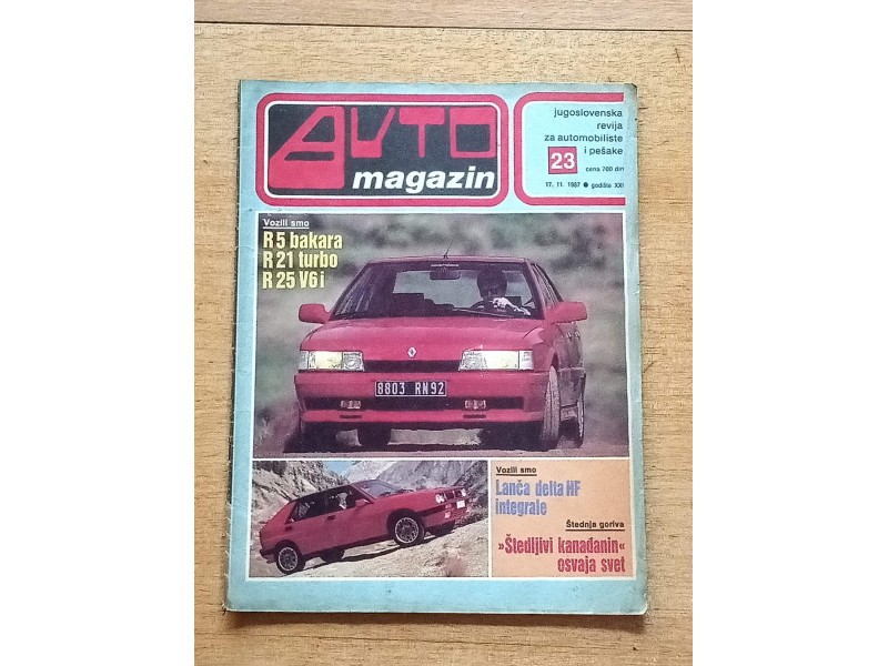 Auto Magazin - Broj 23 - 1987.g - Lanča Delta HF