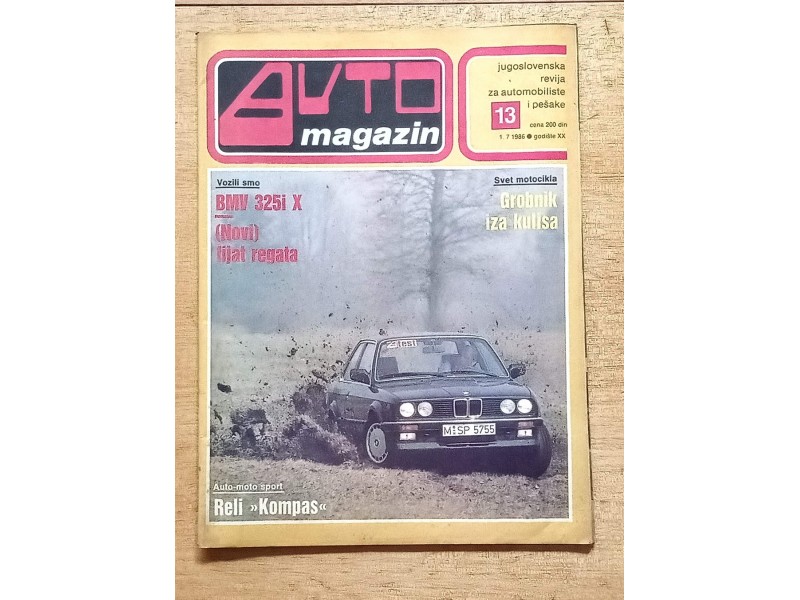 Auto Magazin - Broj 13 - 1986.g - Motori - Grobnik -