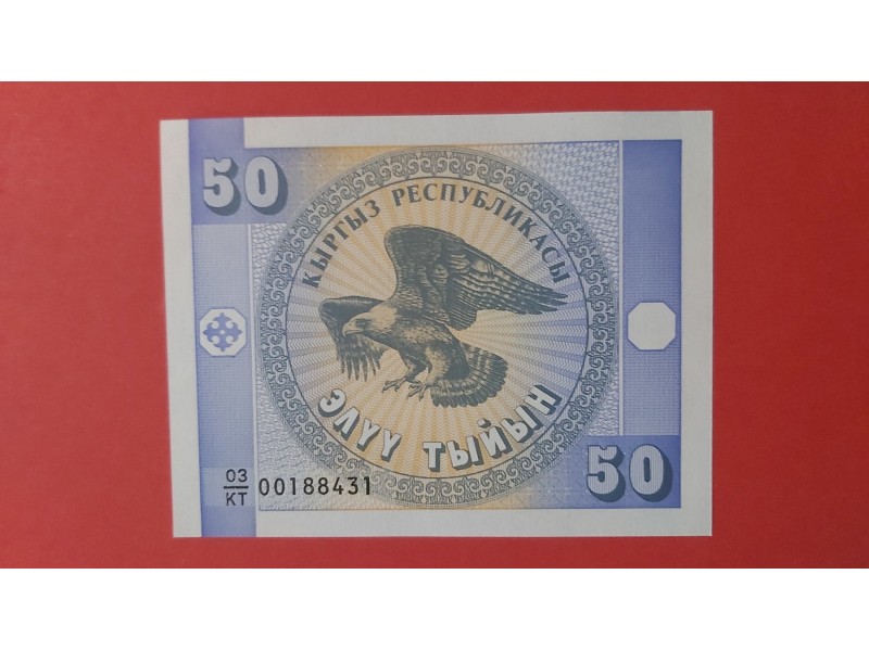 50 tinjin 1993 god Kirgistan UNC