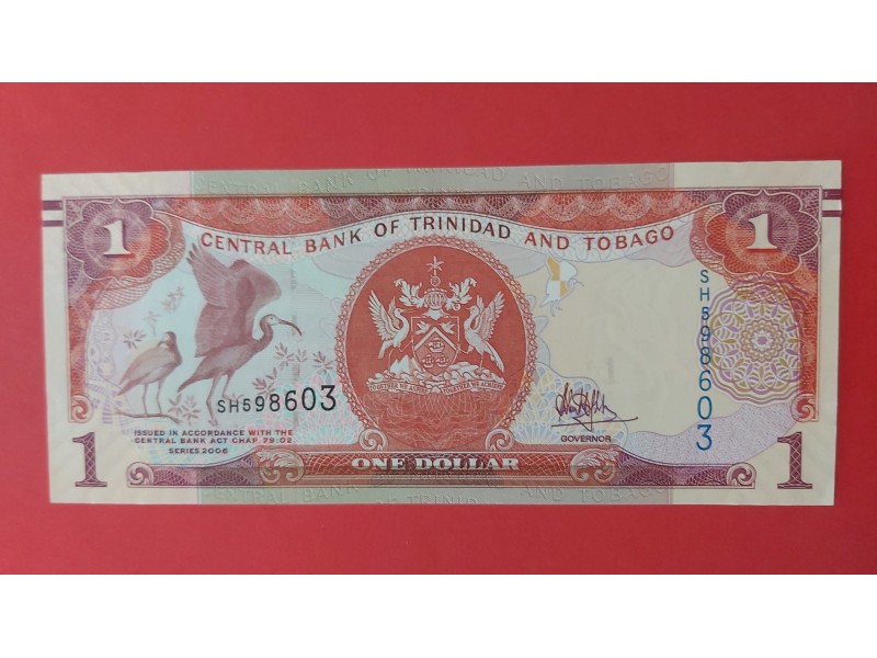 1 dollar 2006 god Trinidad and Tobago UNC