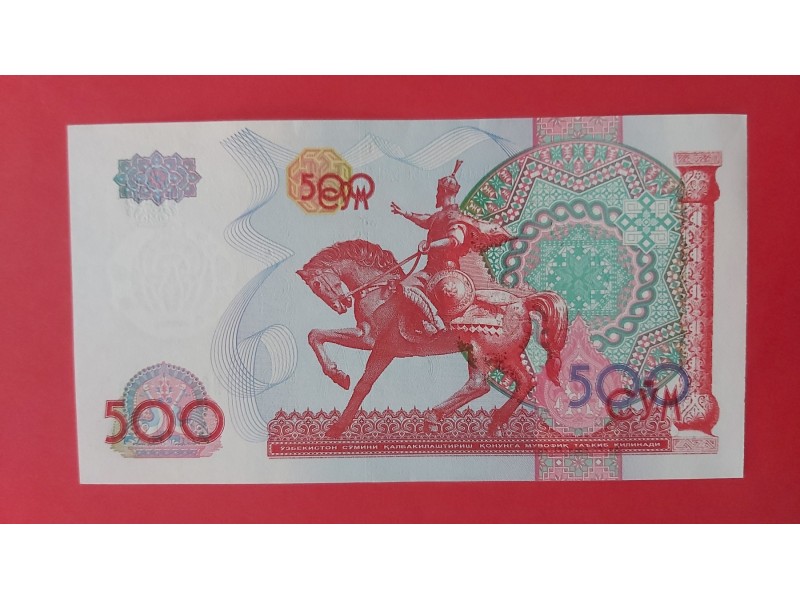 500 sum 1999 god Uzbekistan UNC