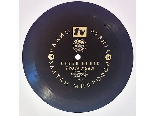 flexi-6`` ARSEN - Tvoja ruka, Zlatni mik. 14 (1968) VG