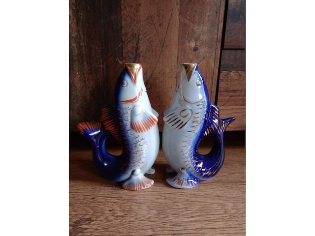Dekanter u obliku ribe od ruskog porcelana+drugi poklon