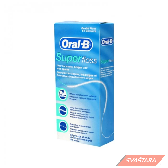 Oral-B Super Floss Konac za Zube 50 Komada