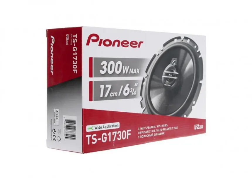 Pioneer auto zvučnici TS-G1730F 16.5cm ZVU134