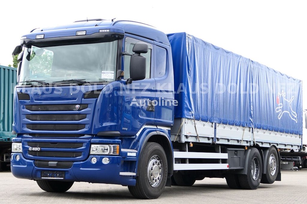 Scania G490 Retarder Vollluft Lift-/Lenkachse Bordwände kamion s ceradom