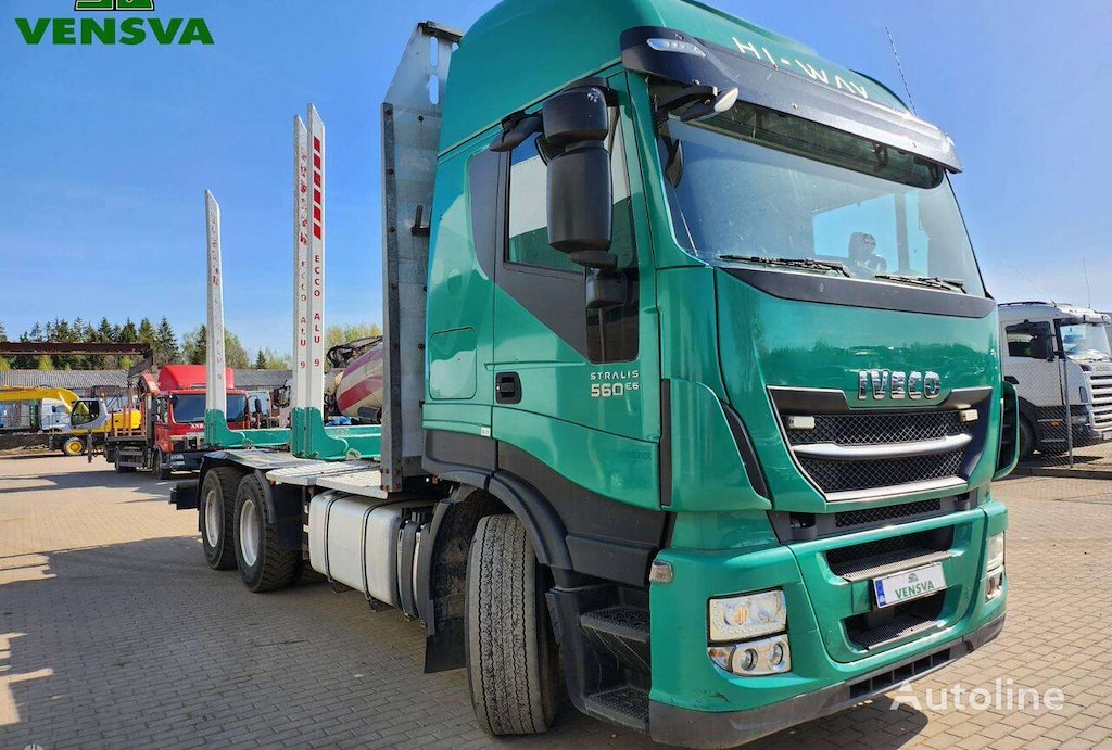 IVECO STRALIS 560 6x4 kamion za prevoz drva