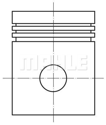 Mahle Original 0042601 02 klip za MAN f2000 kamiona