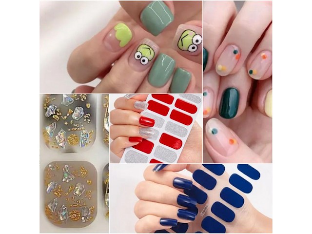 Nail wraps za nokte u više boja