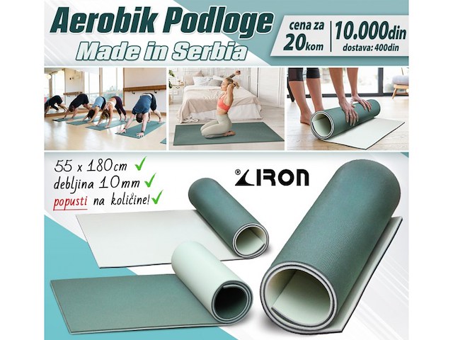 Aerobik podloge Strunjače za yogu Fitness podloge 20kom